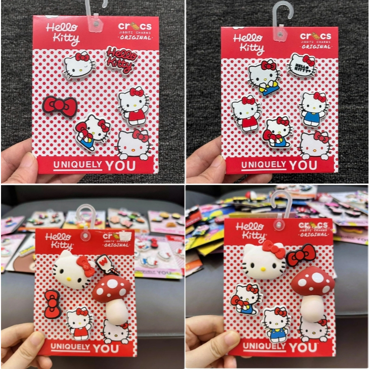 NEW Crocs Jibbitz Charms /HELLO KITTY / High Quality Slippers / Jibbitz ...