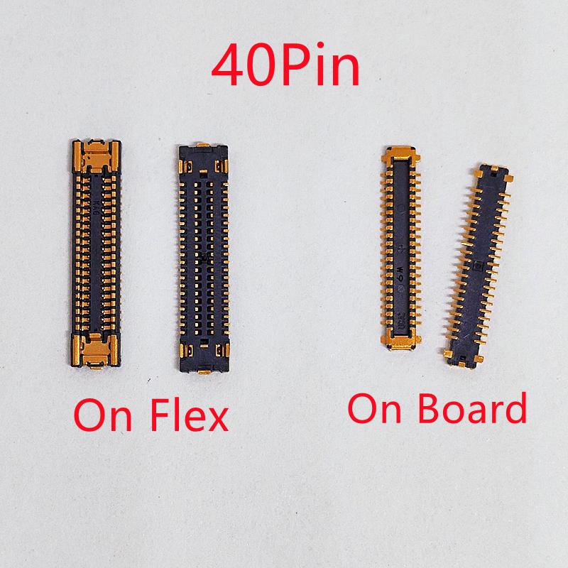 5-20Pcs LCD Display Screen Flex FPC Connector 40Pin For Samsung Galaxy A30 A305 A40 A405 A50 ...