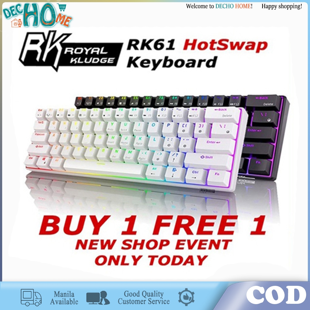 Mechanical Keyboard Royal Kludge keyboard Rk61 Gaming Kerboard RGB ...