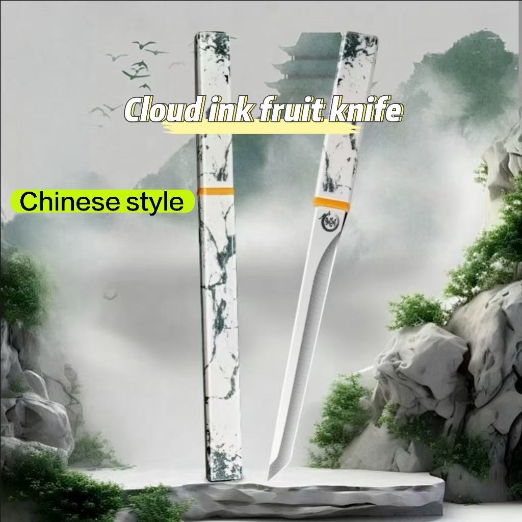 Small portable fruit knife Ergonomic scrub handle, ultra-sharp paring ...