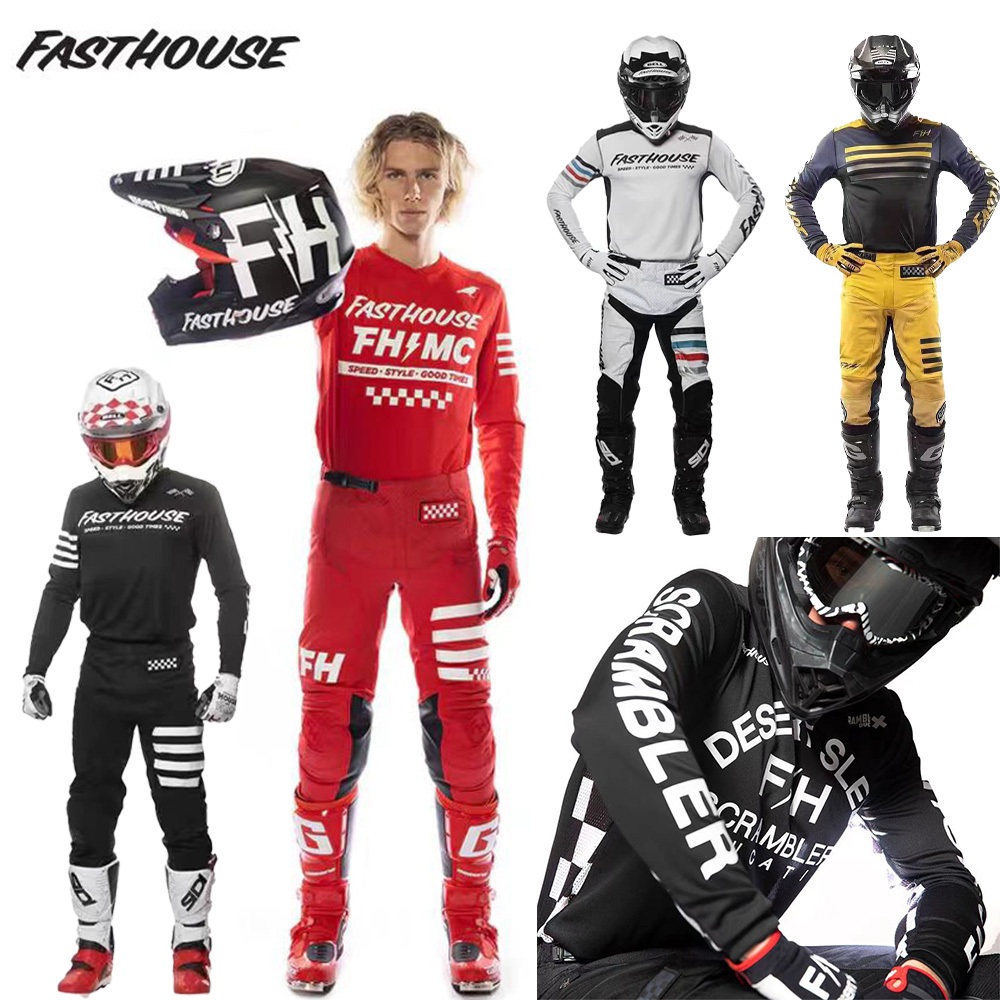 2025 Fasthouse Off road Equipment Set Top Enduro Motorcycle Riding Suit ...