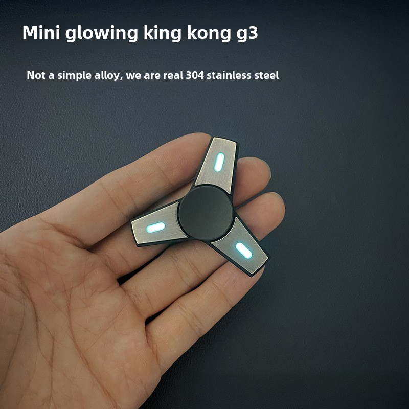 Fidget Spinner Mini Diamond Luminous Luminous Finger Spinner Adult ...