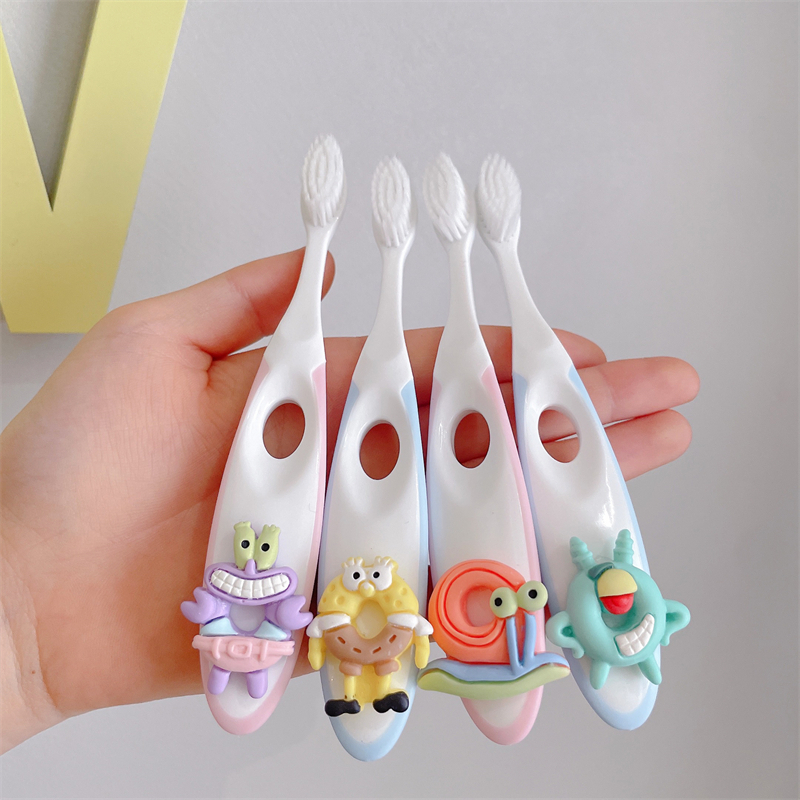Spongebob SquarePants Donut Cartoon Cute Children Toothbrush Ten ...