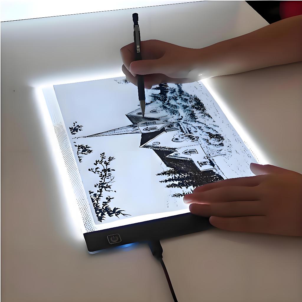 A3/A4/A5/A2 LED Drawing Board Brightness Adjustable Light Pad Tracing ...
