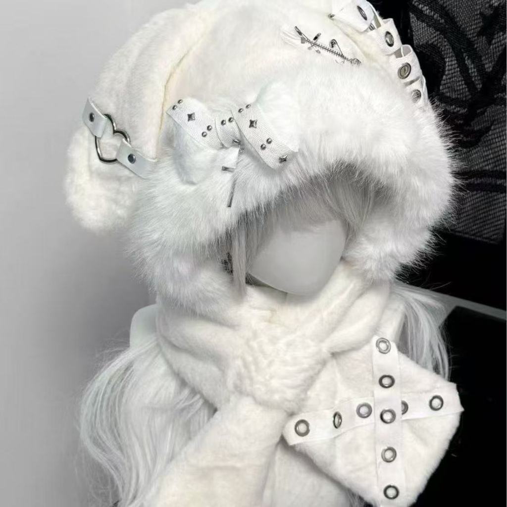 New Japanese Asian Culture White Rabbit Ear Hat | Shopee Philippines