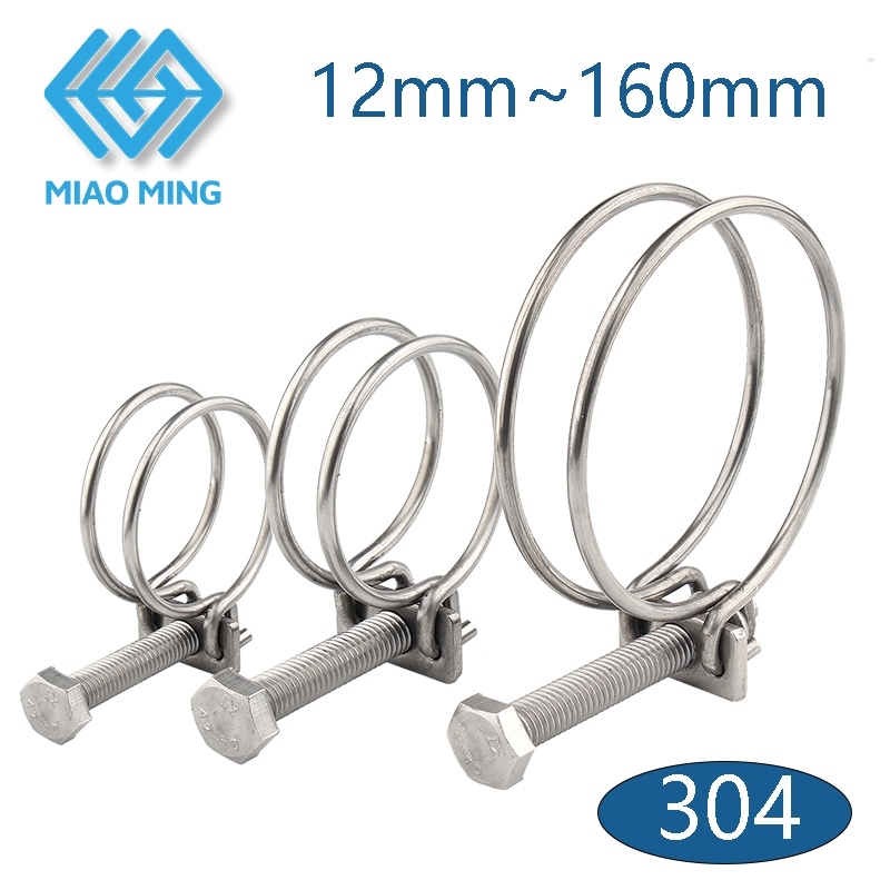 5pcs/Ready Stock HOSE CLAMP CLIP 304 DOUBLE WIRE HOSE CLAMP CLIP ...