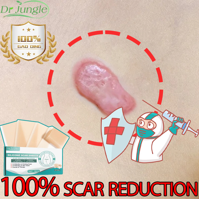 Dr. JUNGLE Scar Removal Patches, Scar Treatment, 4 Patches per Box ...