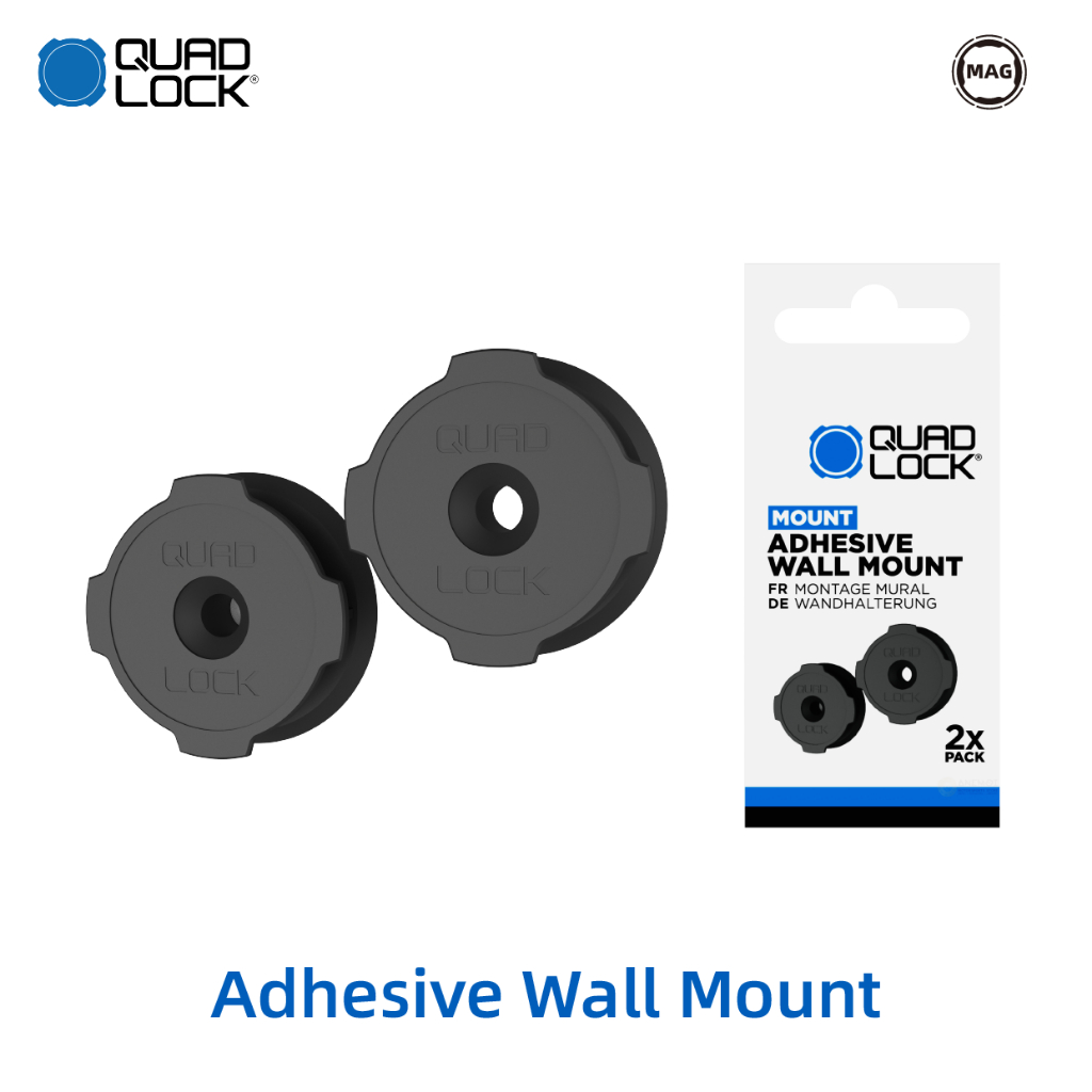 Quad Lock Original Adhesive Wall Mount Home Office Car Phone Paste ...