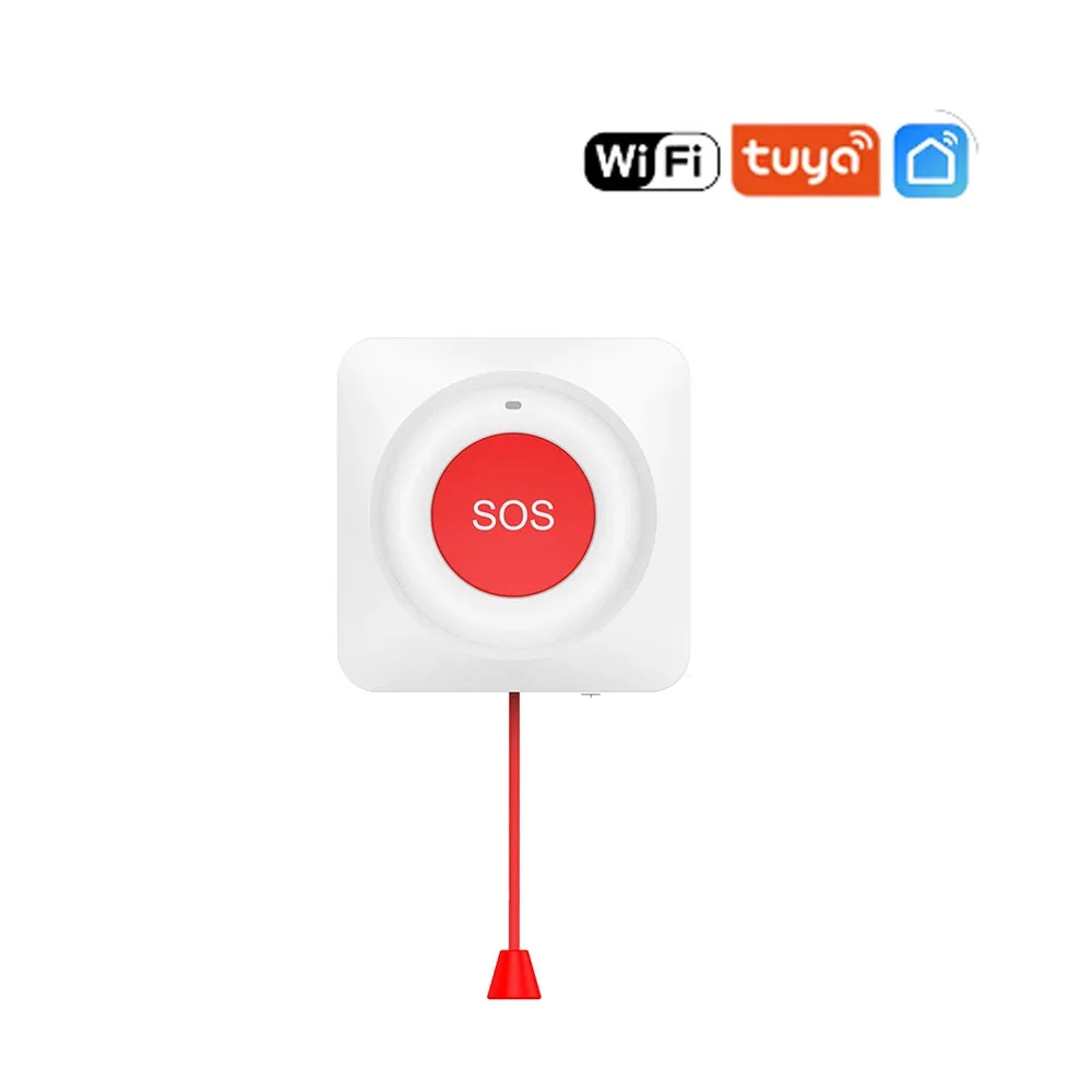Tuya WiFi Smart SOS Button Wireless Caregiver Pager Phone Alert ...
