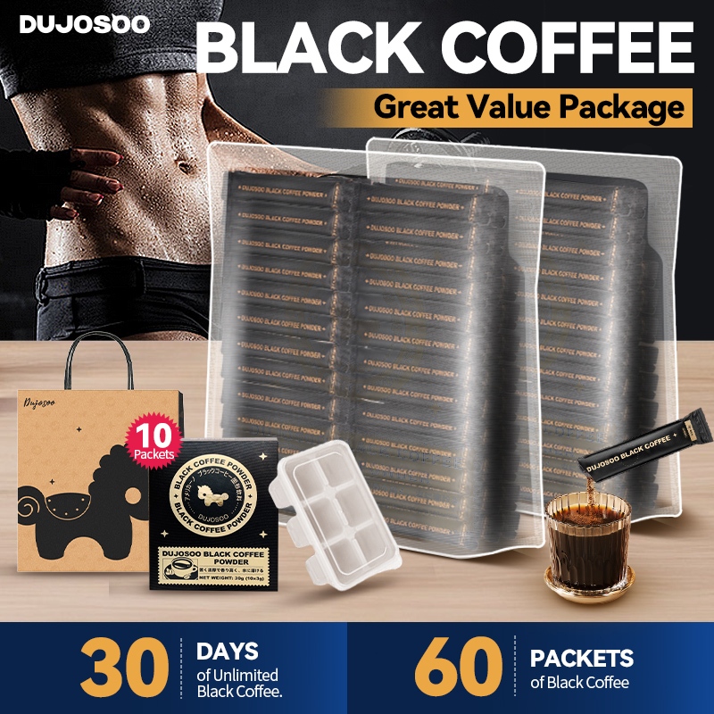 DUJOSOO Black Coffee Zero Add Sugar Free 150g Cold brew Coffee Arabica ...