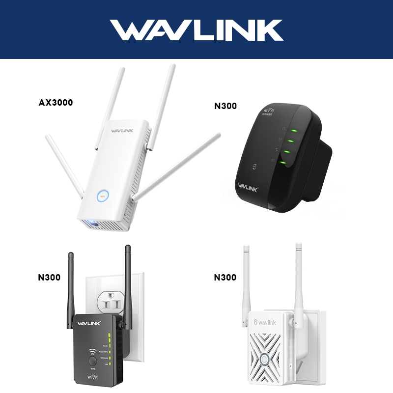 WAVLINK AX3000/N300 WiFi Repeater With WPS Function Home WiFi Amplifier ...