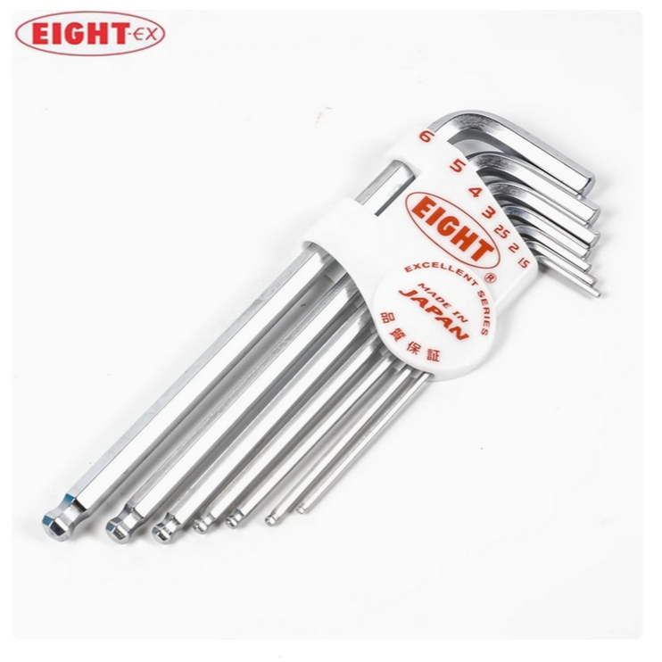 Japan Japan EIGHT Metric Extended Ball Head Allen Wrench Set TMS-7 TMS ...