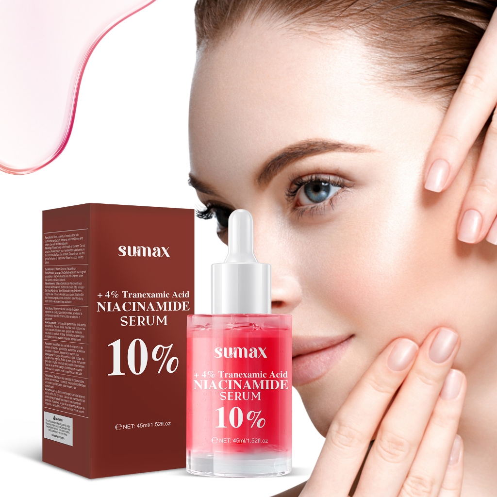 SUMAX 10% Niacinamide + 4% Tranexamic Acid Serum, Ceramides, Hyaluronic Acid, Vitamin B12 ...