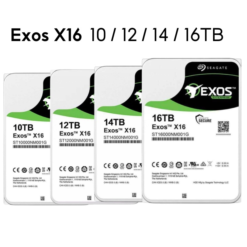 Seagate Exos X16 10TB/12TB/14TB/16TB Helium Galaxy Enterprise Grade Mechanical Hard Drive ...