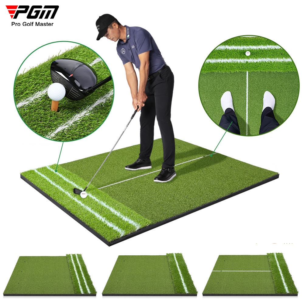 PGM Golf Strike Mat Indoor Practice Long Short Grass Home Swing Mat ...