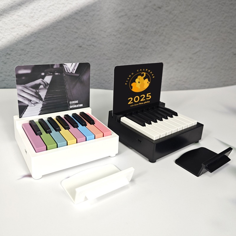 [New Style] Hot Sale Mini Piano Playable Desk Calendar 2025 Calendar ...