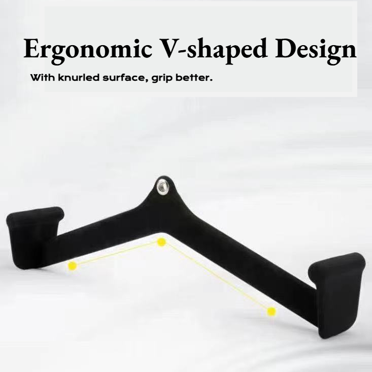Lat Pulldown Handle Seated Row Neutral Grip Bar High Pulley Lat Bar ...