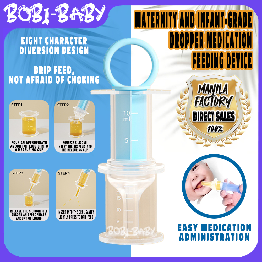 BOBI-BABY Oral Feeding Syringe, Pacifier Liquid Medicine Dispenser with ...