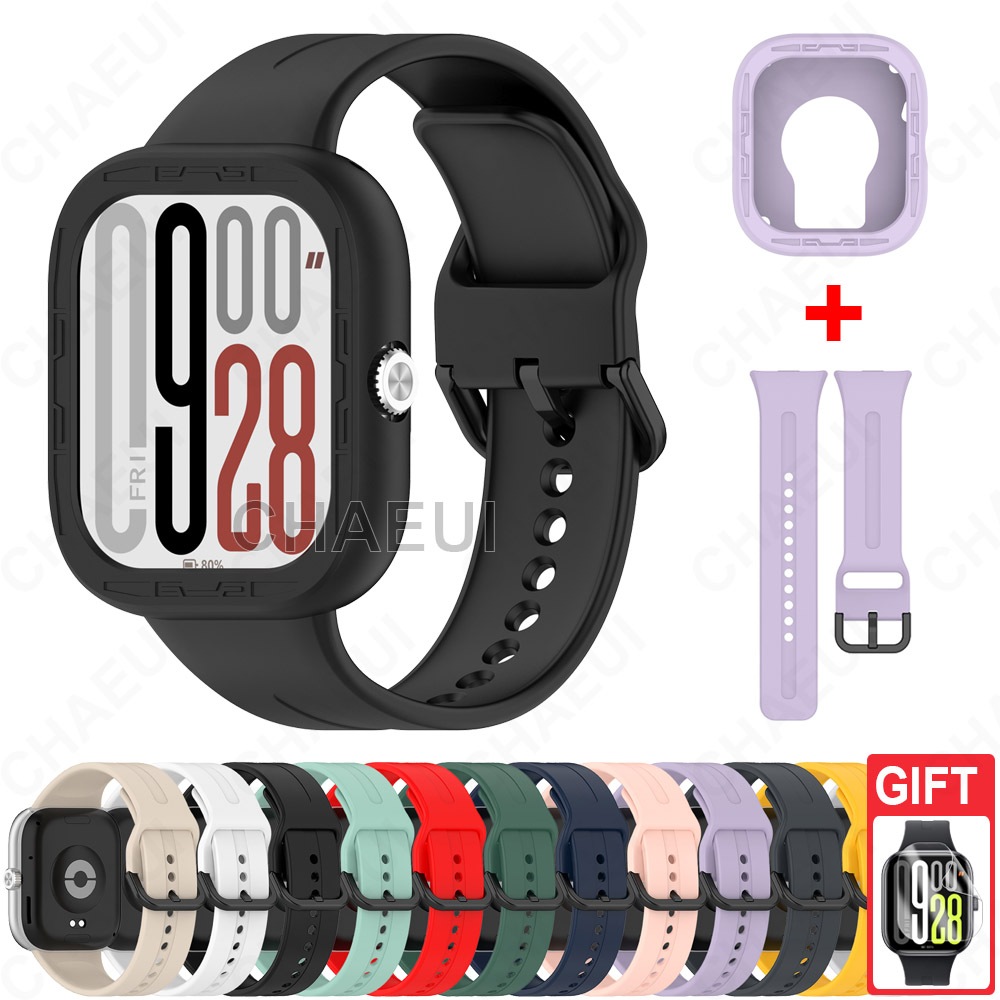 Silicone Strap with Case Band Bracelet Accessories for Redmi Watch 5 ...