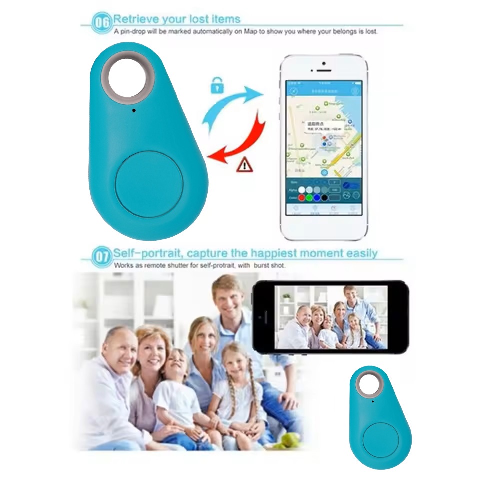 Mini GPS Tracker Anti-loss Child Wireless Bluetooth Smart Kids Pet Dog ...