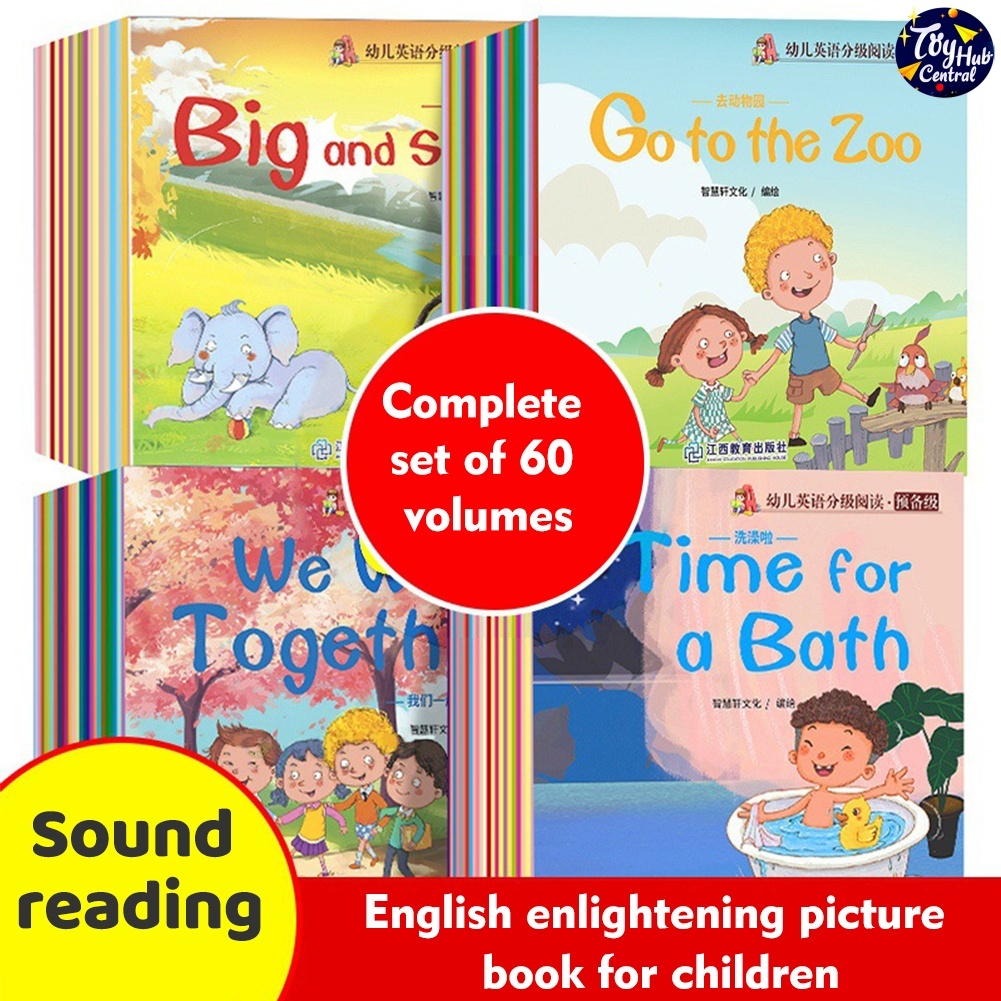 10/40/60 Books Kids Early Learning Story Books Learning English Book ...