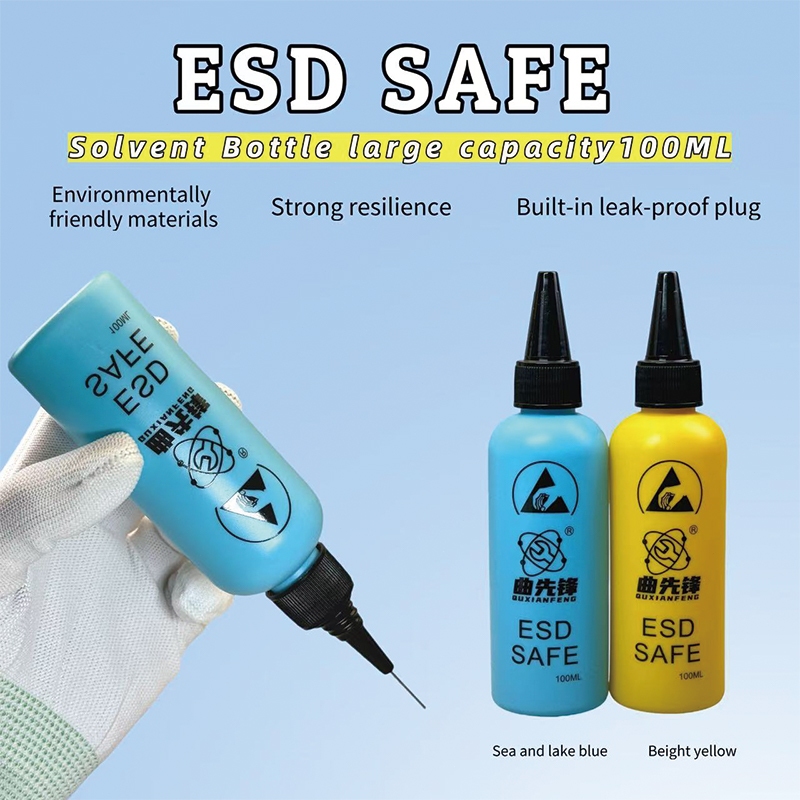 1PC 100ML ESD dispenser Plastic solvent bottle High quality leak proof ...