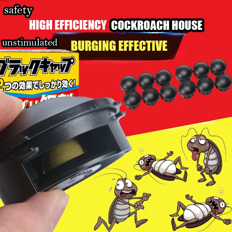 12Pcs/Box Cockroach Bait No-toxicity Cockroach Killer Cockroach Traps ...