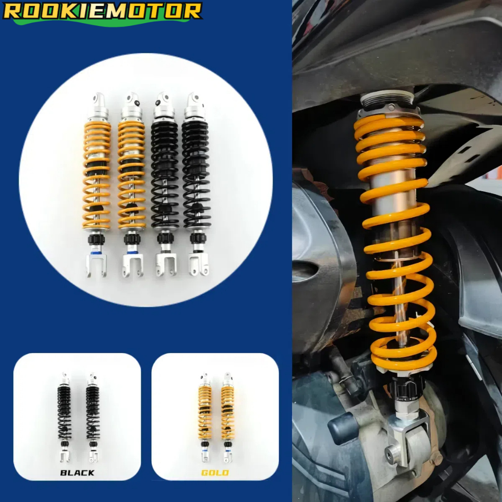 Universal 405MM Motorcycle Modified Rear Spring Dampers Rear Shock ...