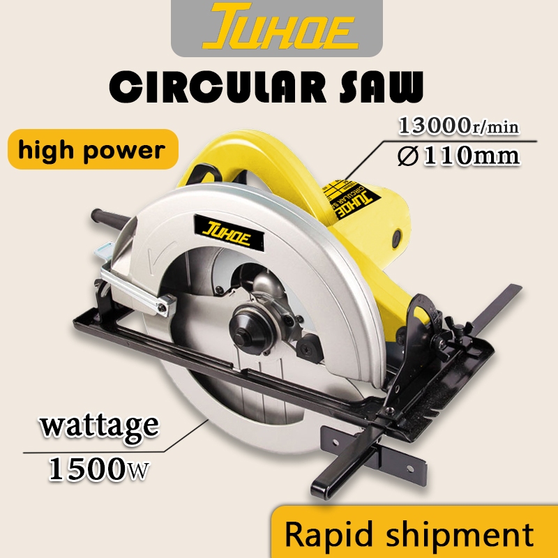 Electric Circular Saw Woodworking Cutting Machine Adjustable Cordless ...