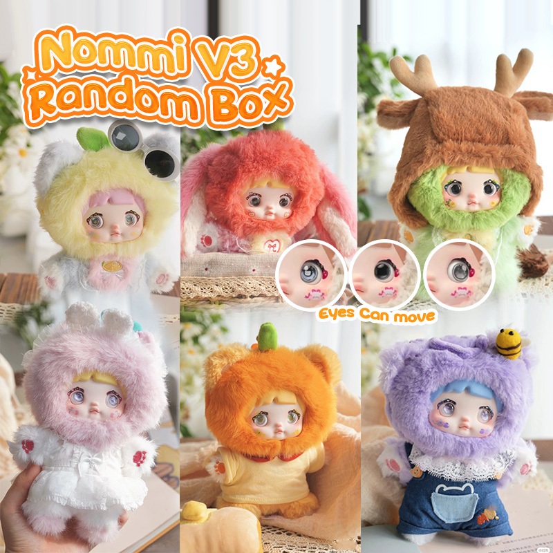 Nommi/liiLa Plush I Nommi V3 Blind Box Random Box 1Piece | Shopee ...