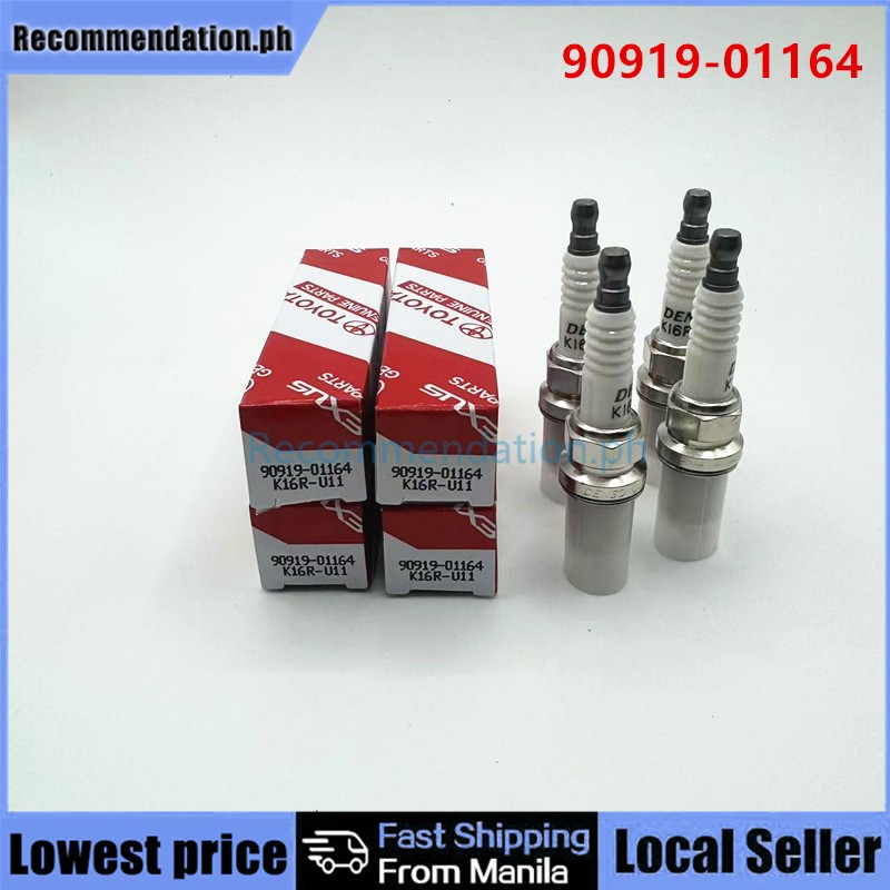 Spark Plug Toyota Vios / Corolla Altis / Yaris 90919-01164 (4 PCS ...