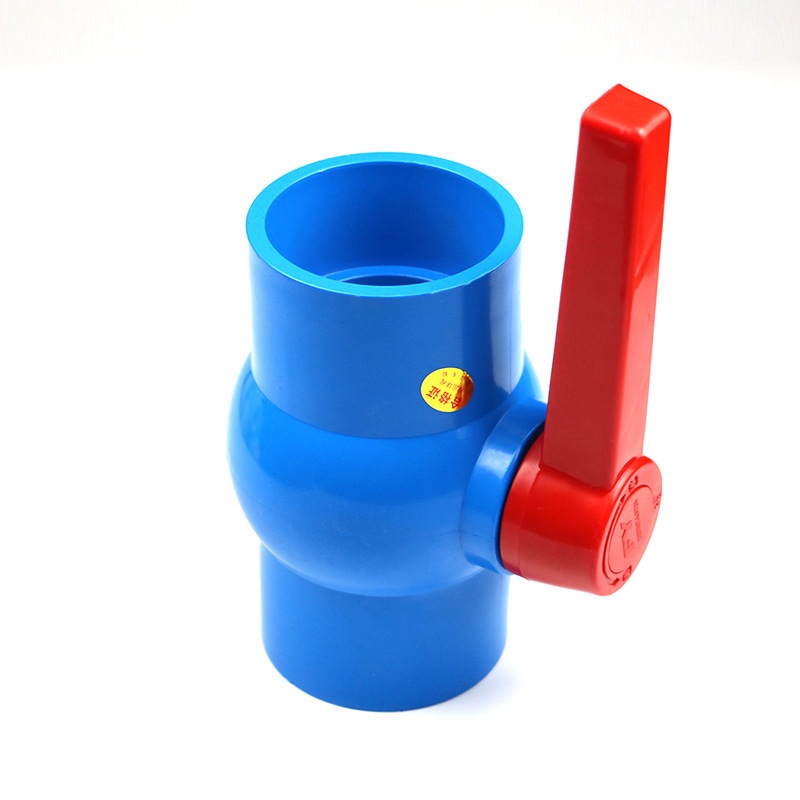 【24h Ship】3 inch And 4 inch PLASTIC PVC Ball Valves Blue Gate Valve Shower Valves Plastic Ball ...