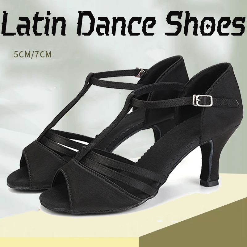 Latin Dance Shoes For Women Ballroom Samba Salsa Dancing Shoes For ...