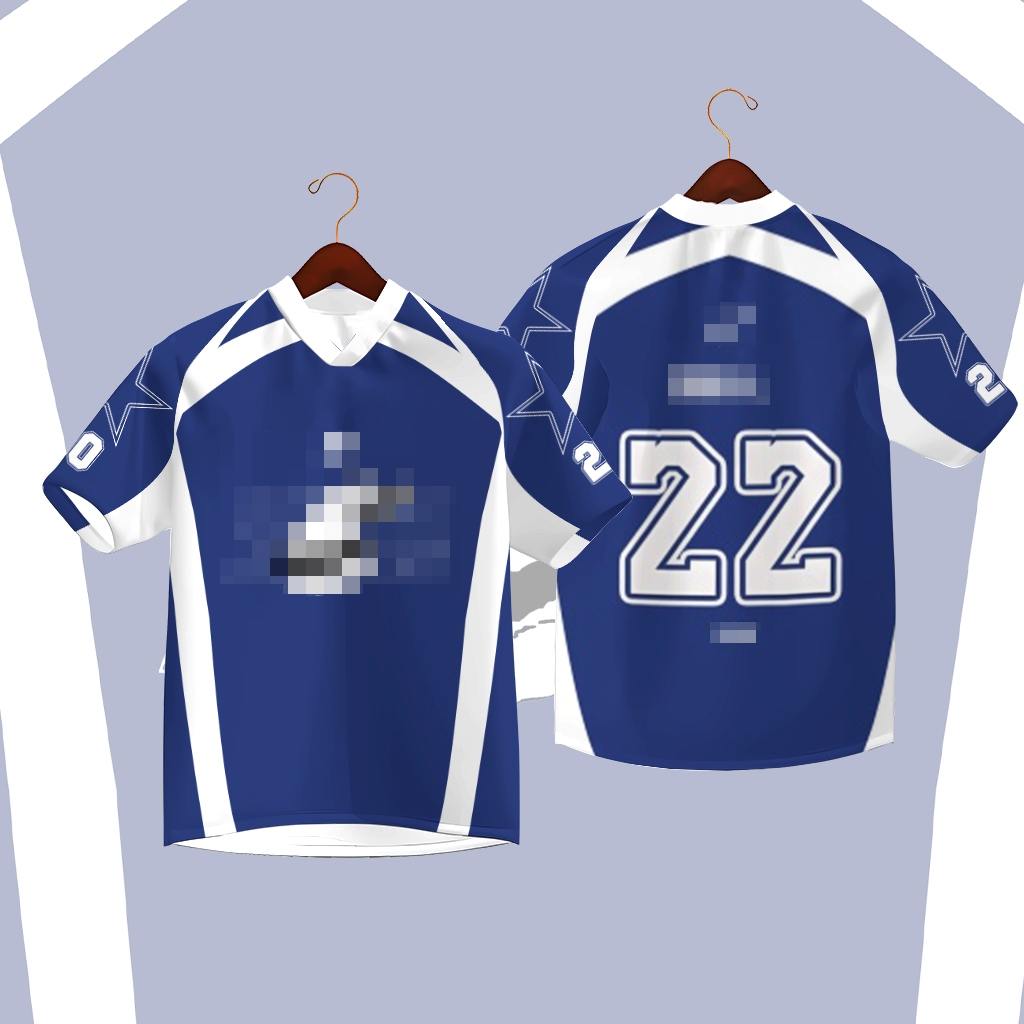 CLUB ALERT‼ New jersey in dark blue and white S-5XL | Shopee Philippines