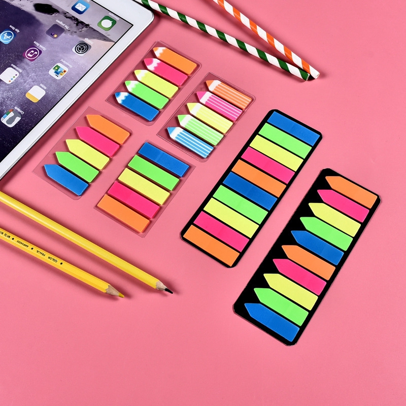 5 colors set Candy color sticky notes Convenient using memo notes ...