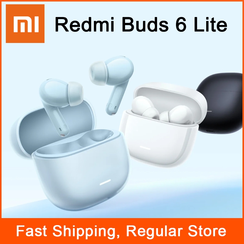 Xiaomi Redmi Buds 6 Lite Earphone Bluetooth 5.3 TWS Earphone Wireless ...