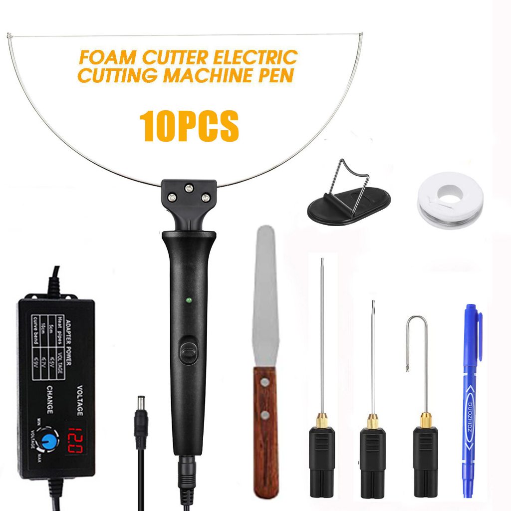 10 in 1 Electric Foam Cutter Kit Foam Cutting Pen with Transformer ...