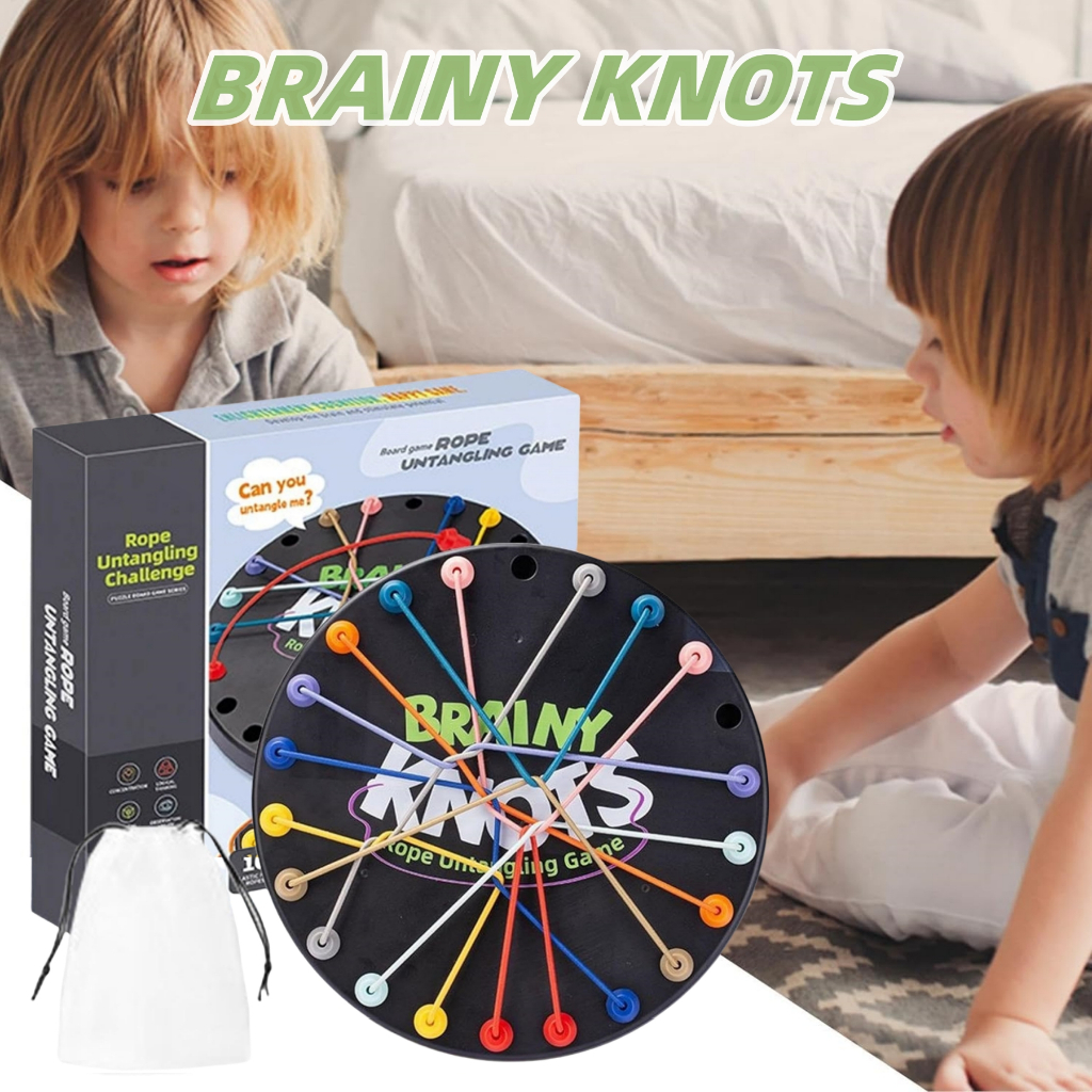 Brainy Knots Rope Untangling Game | Twisted Rope Puzzle Game | Rope ...