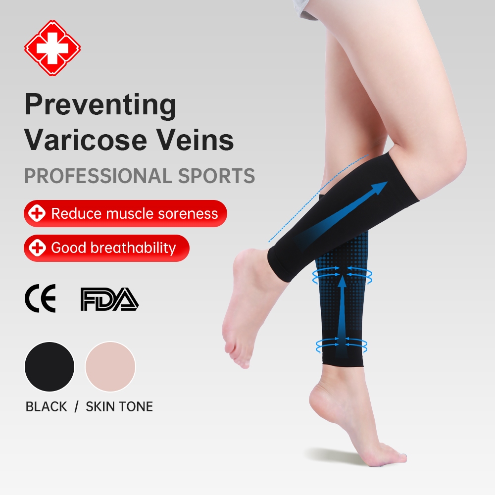 Medical Compression Pressure Socks Prevent Varicose Veins Calf Open-toe ...