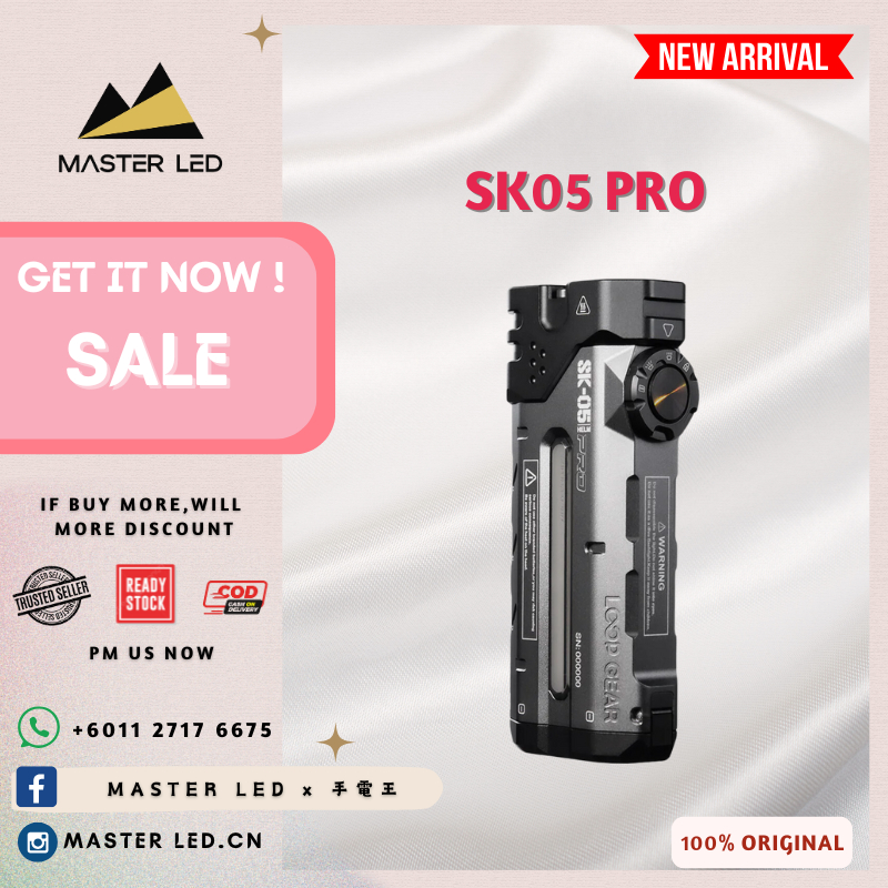 Perfect Flashlight LOOP GEAR SK05 Pro Flashlight | Shopee Philippines
