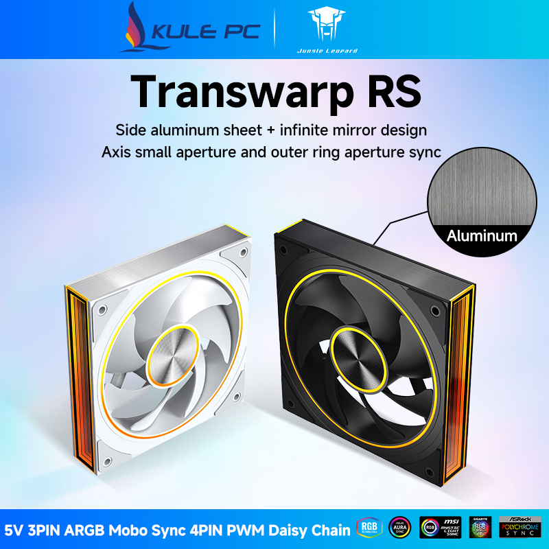 Jungle Leopard Transwarp RS CPU Fan ARGB 120mm 5V 3PIN Ring Aperture ARGB Side Aluminum Sheet ...