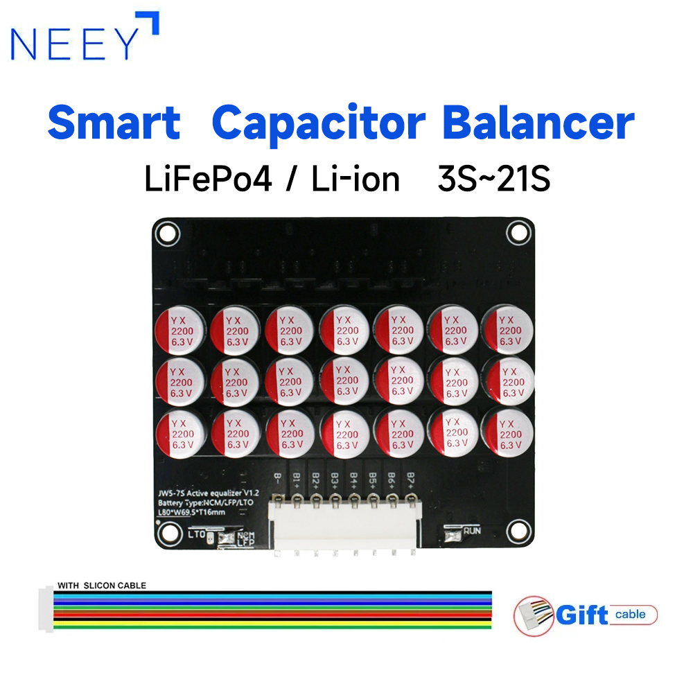 NEEY Active Balancer 5A 3S 4S 5S 6S 7S 8S 10S 12S 14S 16S 17S 21S Lifepo4 Li-ion Capacitor ...