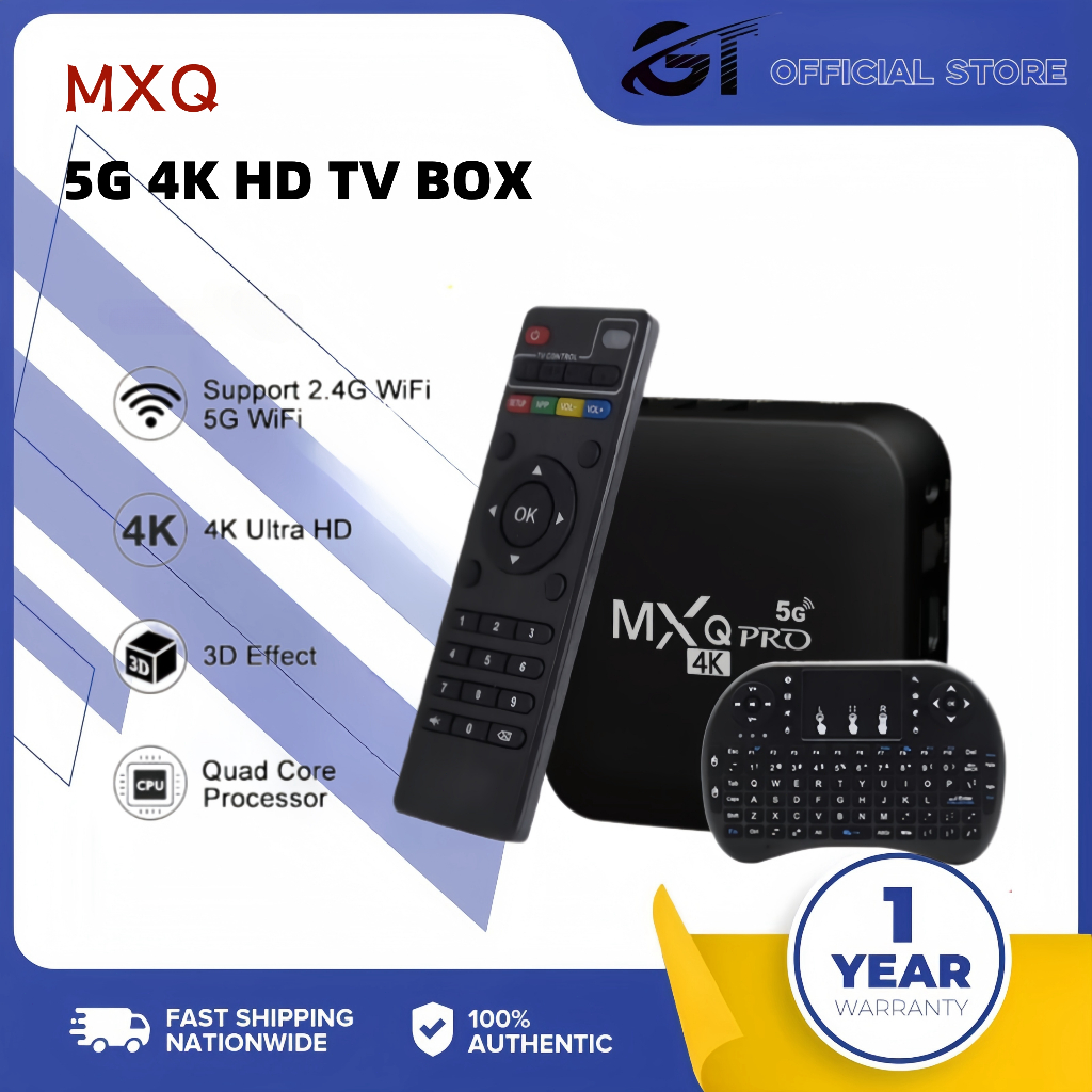 mart TV Box MXQ Pro TV Box 6k 2.4/5gWIFI 16+256GB Android 10.0 ...