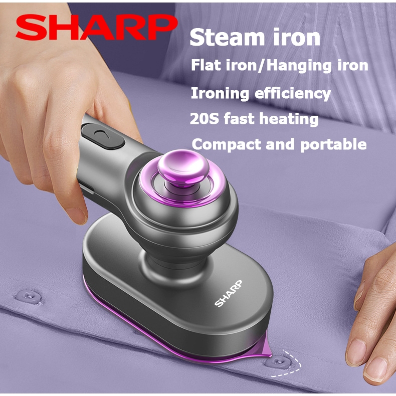 Sharp Portable Steam Iron Steamer Handheld Steam Garment Steamer Flat ...