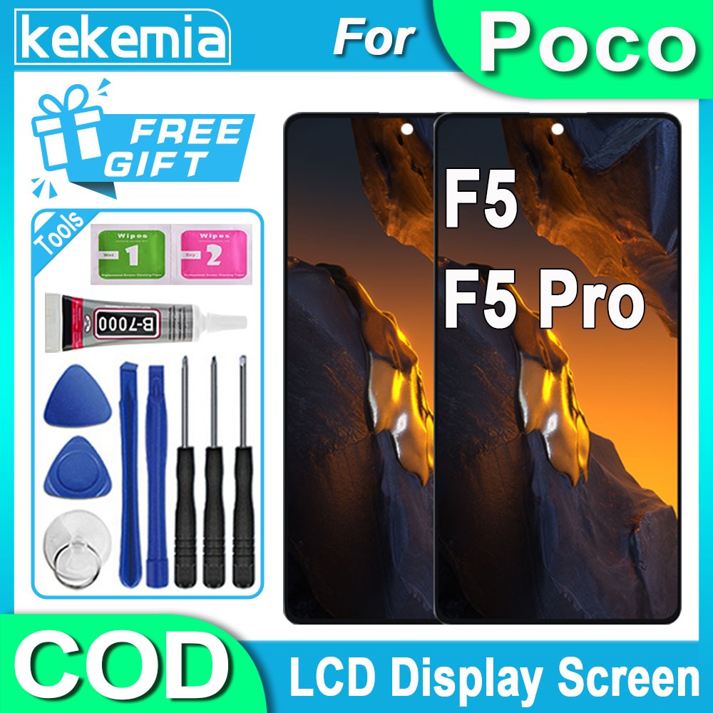 Kekemia Display For Poco F5 F5 Pro 5G LCD Primitive Touch Screen ...
