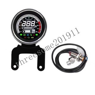 Universal Speedmeter Motorcycle Digital Odometer Tachometer Speed Meter ...