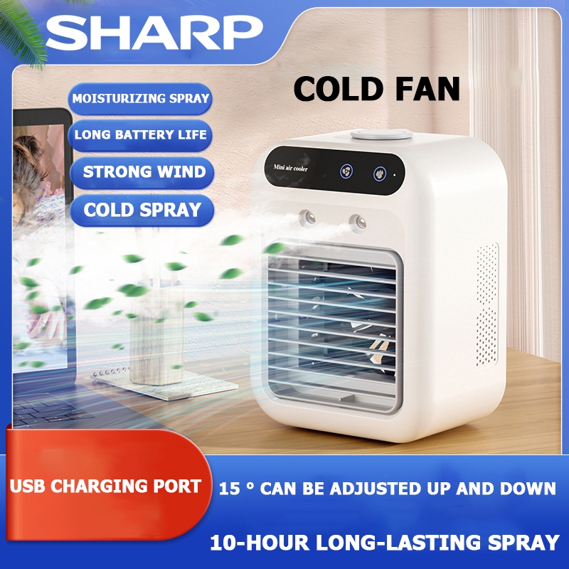 Sharp Aircon Air Cooler Mini Portable Air Cooler Multifunction Mini Fan ...