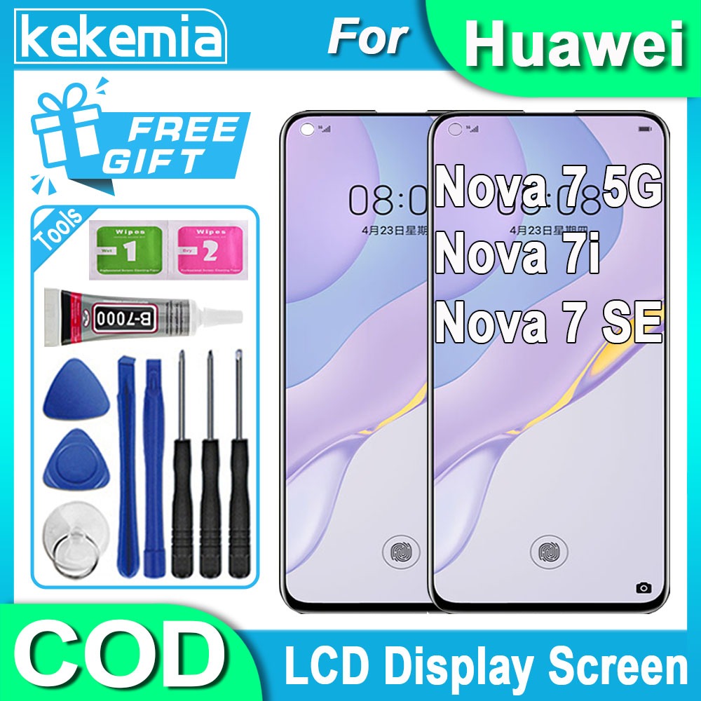 Kekemia Display For Huawei Nova 7 5G 7i 7 SE LCD Touch Screen Assembly ...