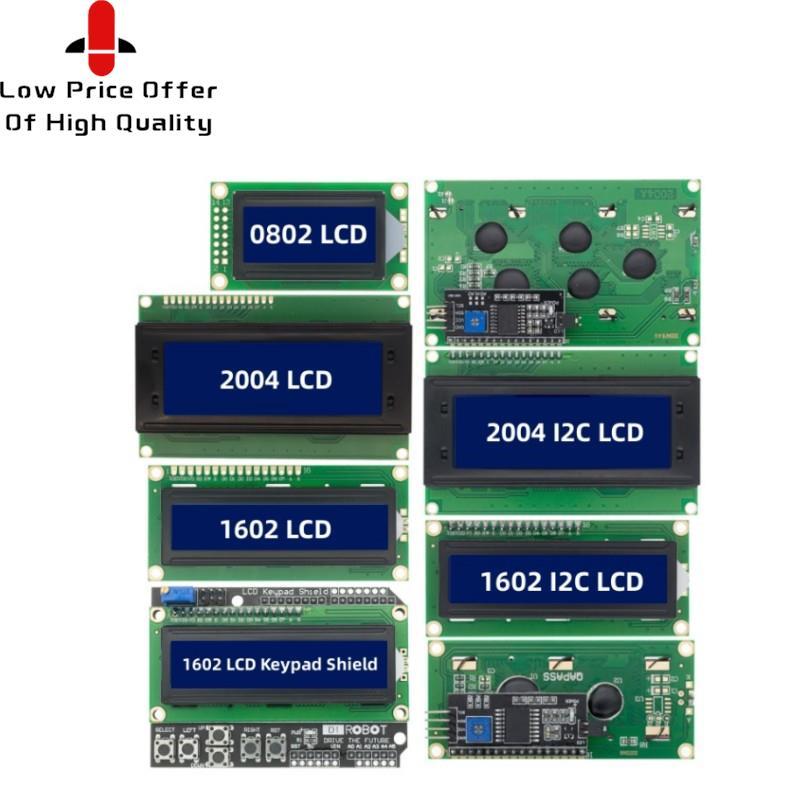 SAMIROB LCD Module Blue Green Screen For Arduino 0802 1602 2004 12864 LCD Character UNO R3 ...