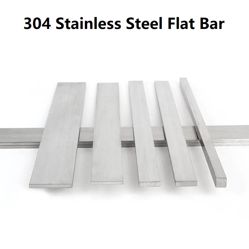 304 Stainless Steel Flat Bar Plate Rod Width 10/15/20/25/30/40/50/60mm ...